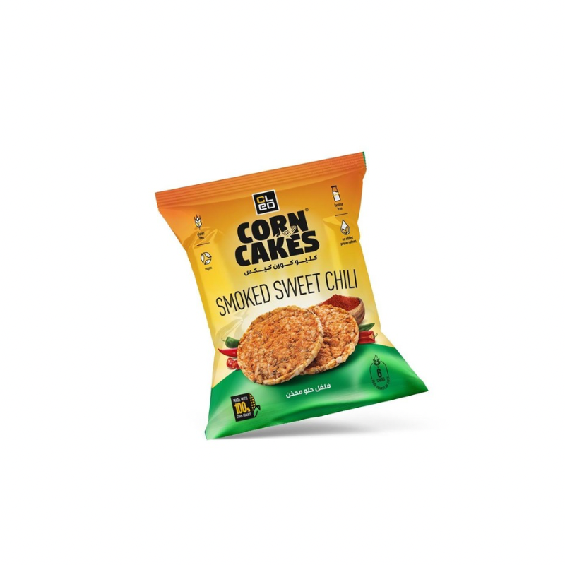 Cleo Smoked Sweet Chili Corn Cakes (36 g) | Gluten-Free, Vegan, Low ...