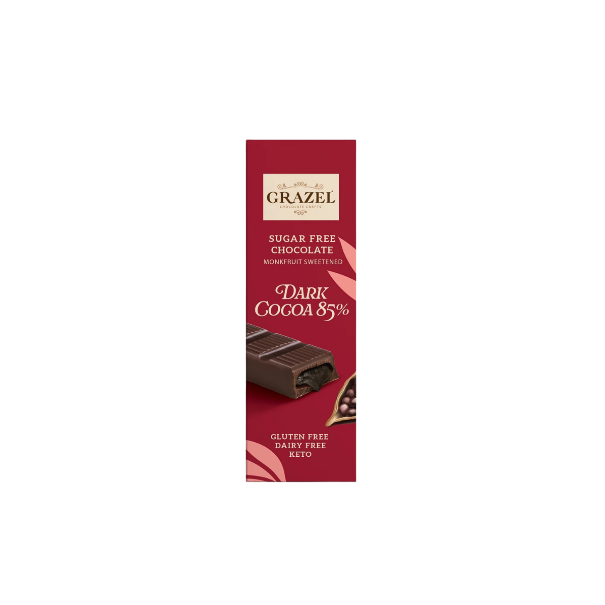 Grazel 85% Sugar-Free Gluten Free Dark Chocolate - Eat Good