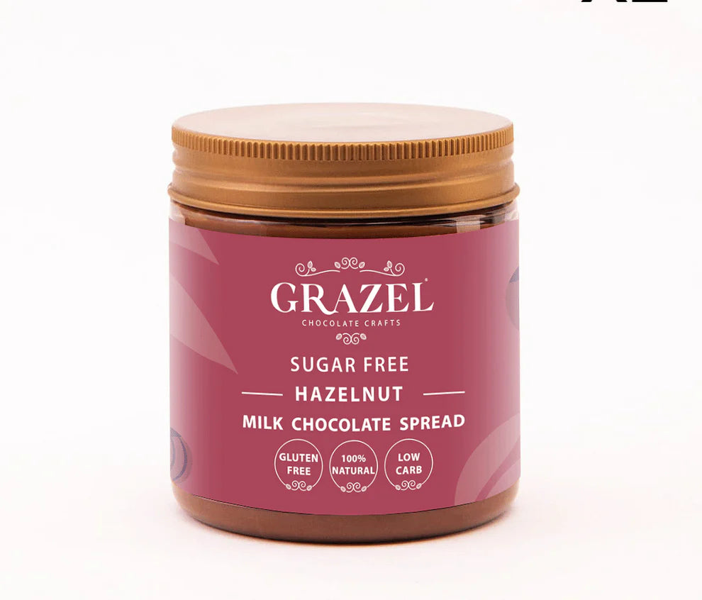 Grazel Sugar Free Milk Chocolate Spread - Hazelnut - Eat Good